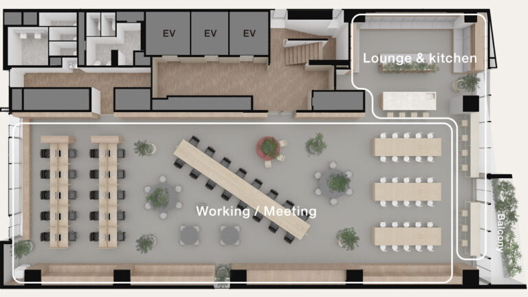 レブゾ（REVZO）のオフィスフロアプランや推奨人数、広さを解説【東京都内】 - ハイッテ by 株式会社IPPO
